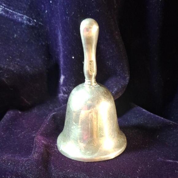 Antique | Accents | Elegant Silver Hand Bell | Poshmark